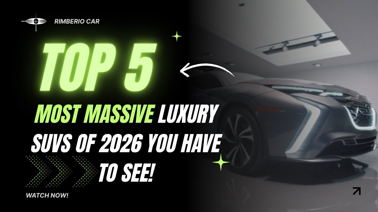 The 5 Most MASSIVE Luxury SUVs of 2026 You Have to See! - YouTube