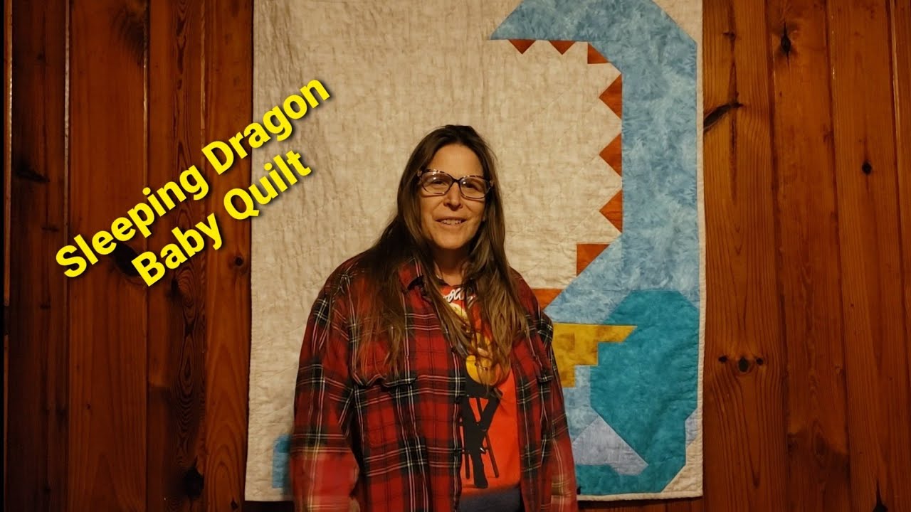 Sleeping Dragon Baby Quilt Dragons Dreams by Astrid Bordush - YouTube