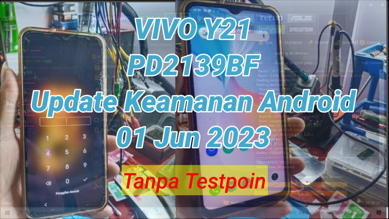 🟢 Vivo Y21 PD2139BF Android 12 Tanpa Test Point UT - YouTube