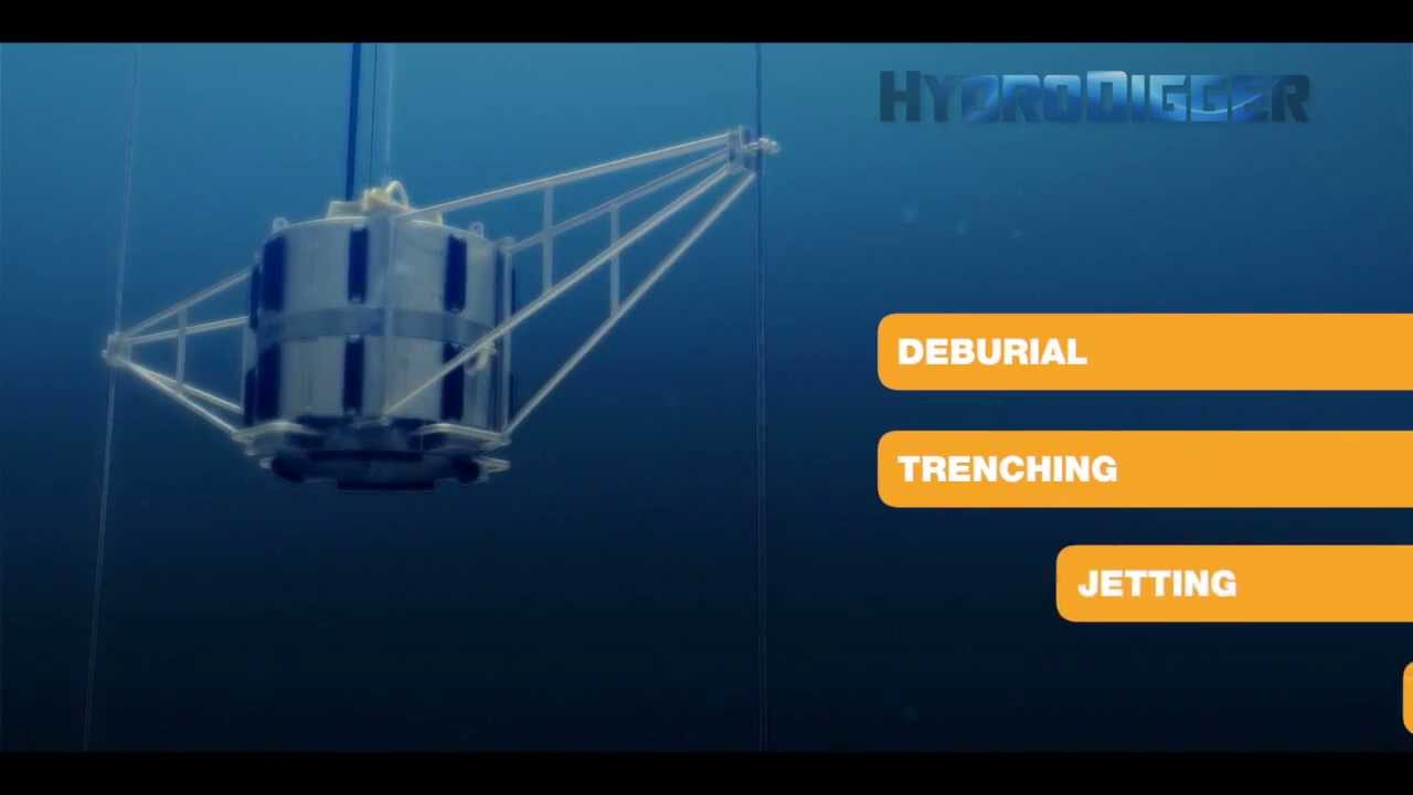 James Fisher Offshore's mass flow excavation tool - HydroDigger - YouTube