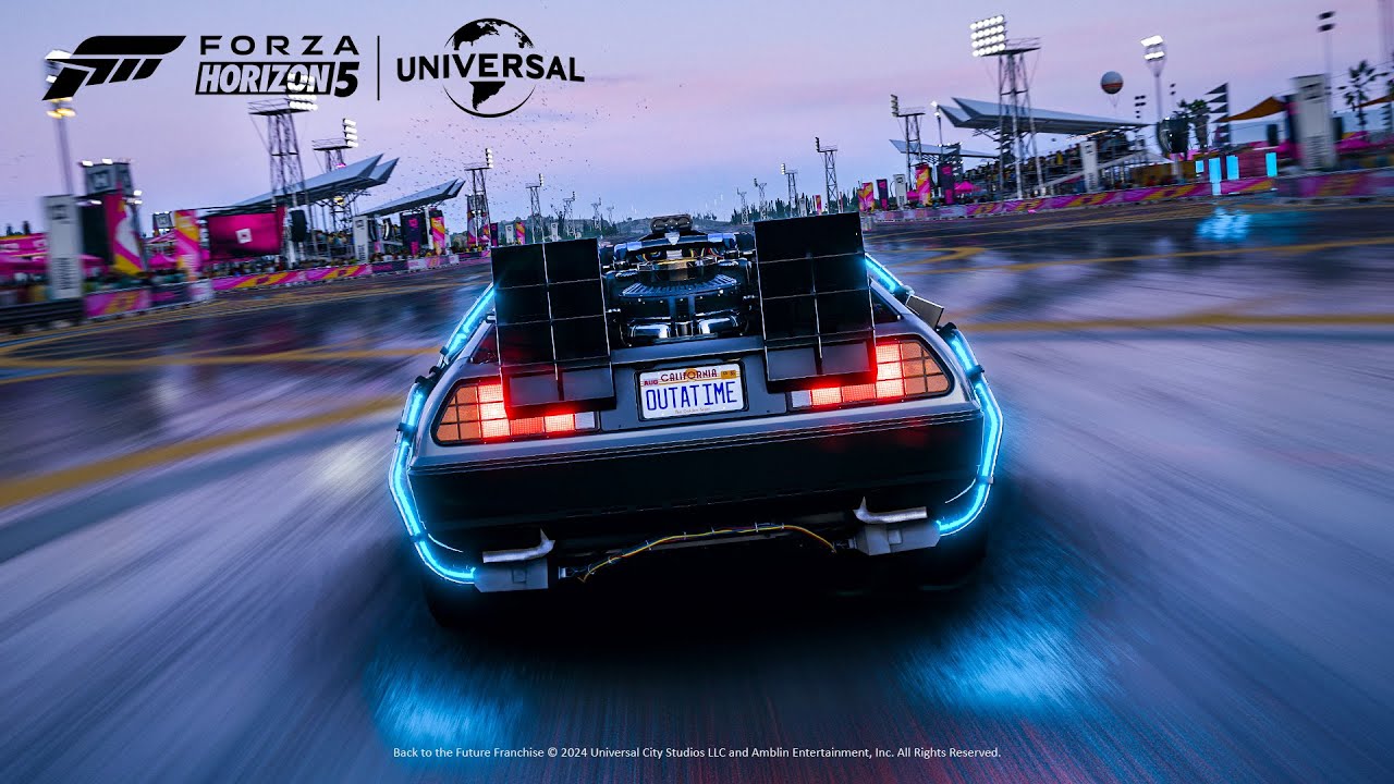 Time Machine from Back To The Future Showcase in Forza Horizon 5 - YouTube