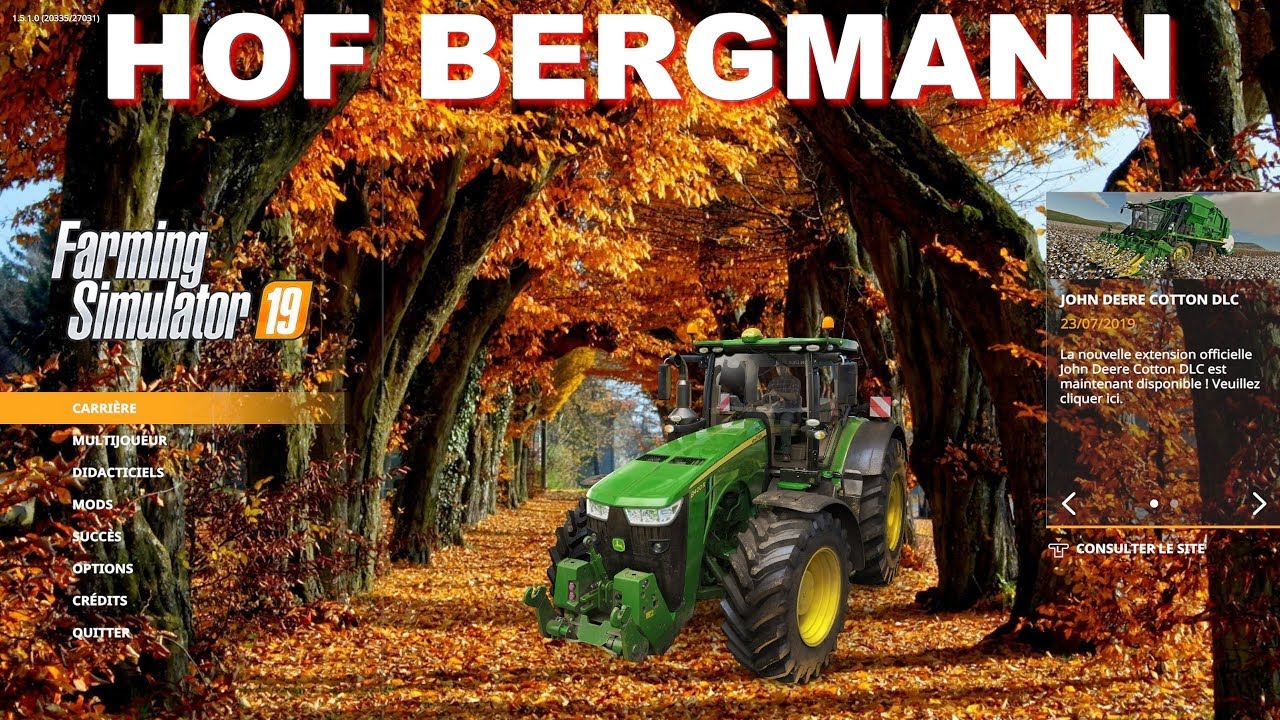 FS19: MAP HOF BERGMANN 1.0.0.4 [LIVE] [FR] - YouTube