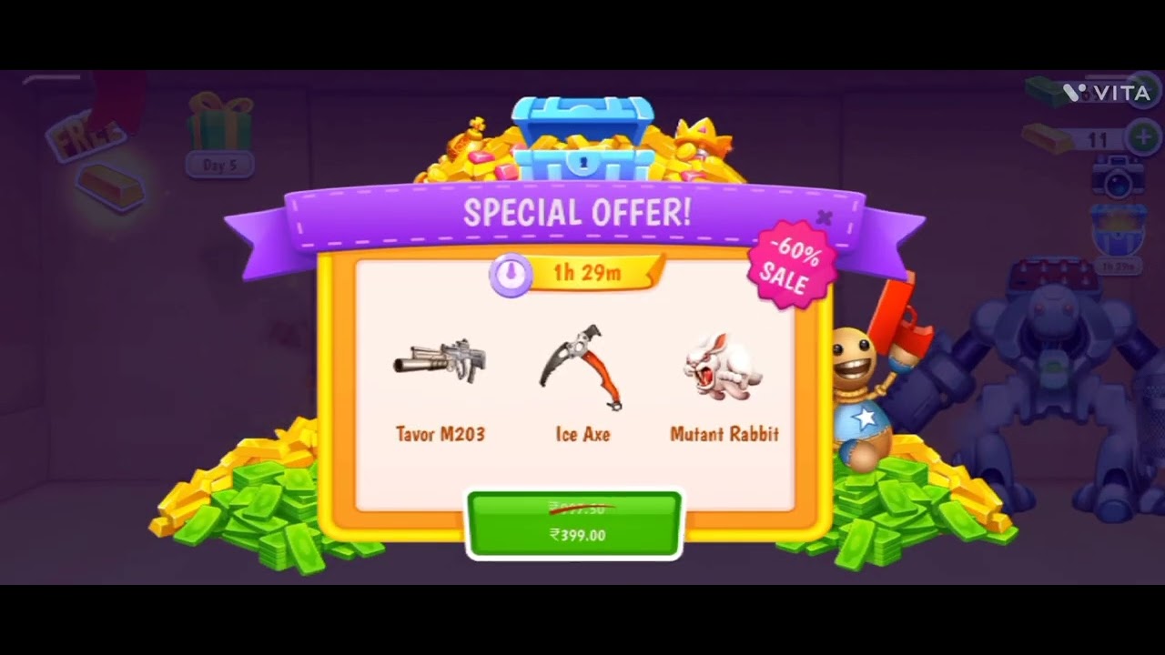 playing kick the buddy | awesome game | buddy bot - YouTube