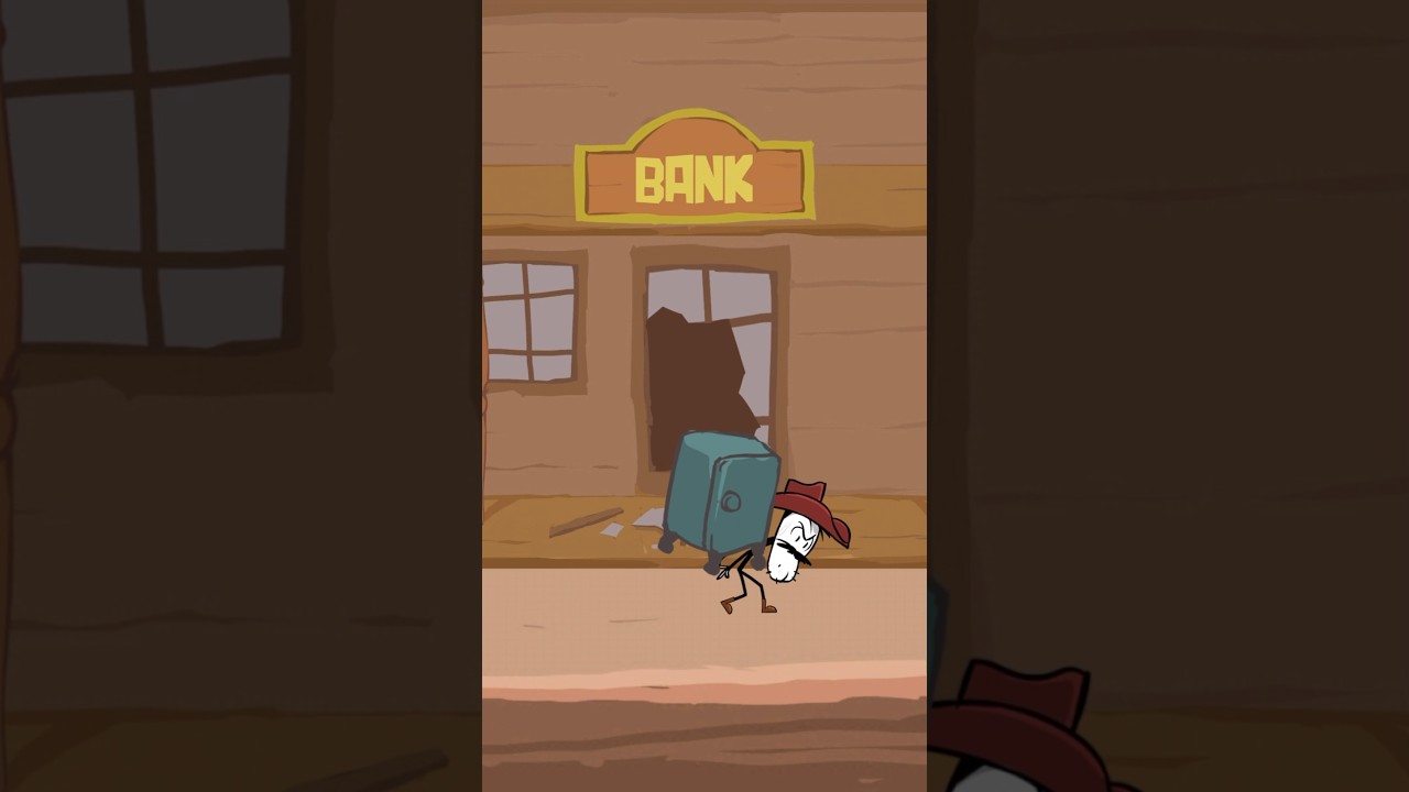 Cowboy rescue Bank Robbery - YouTube