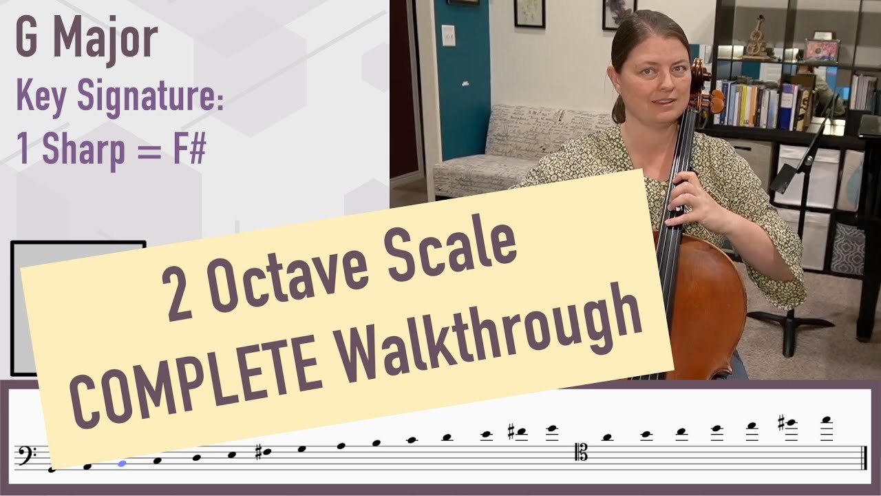 2 Octave Scale: G Major (WITH instructions!) - YouTube