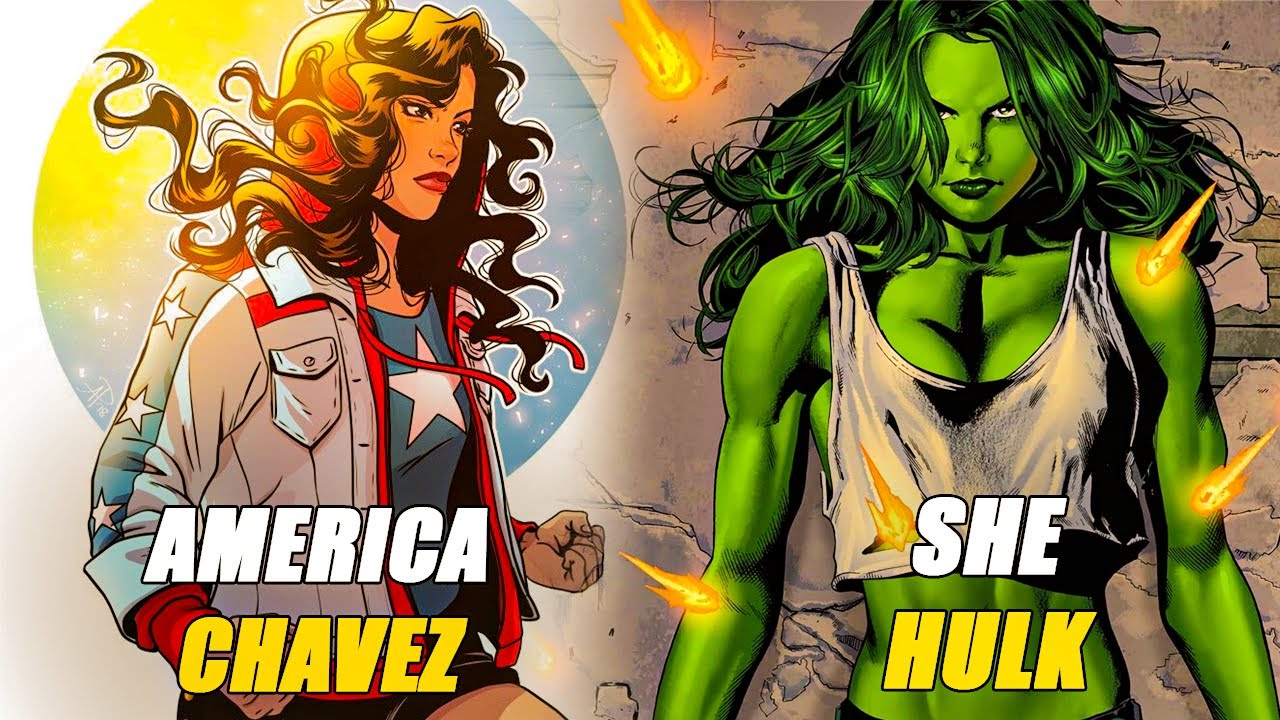 America Chavez VS She Hulk/CRAZE CREATION - YouTube