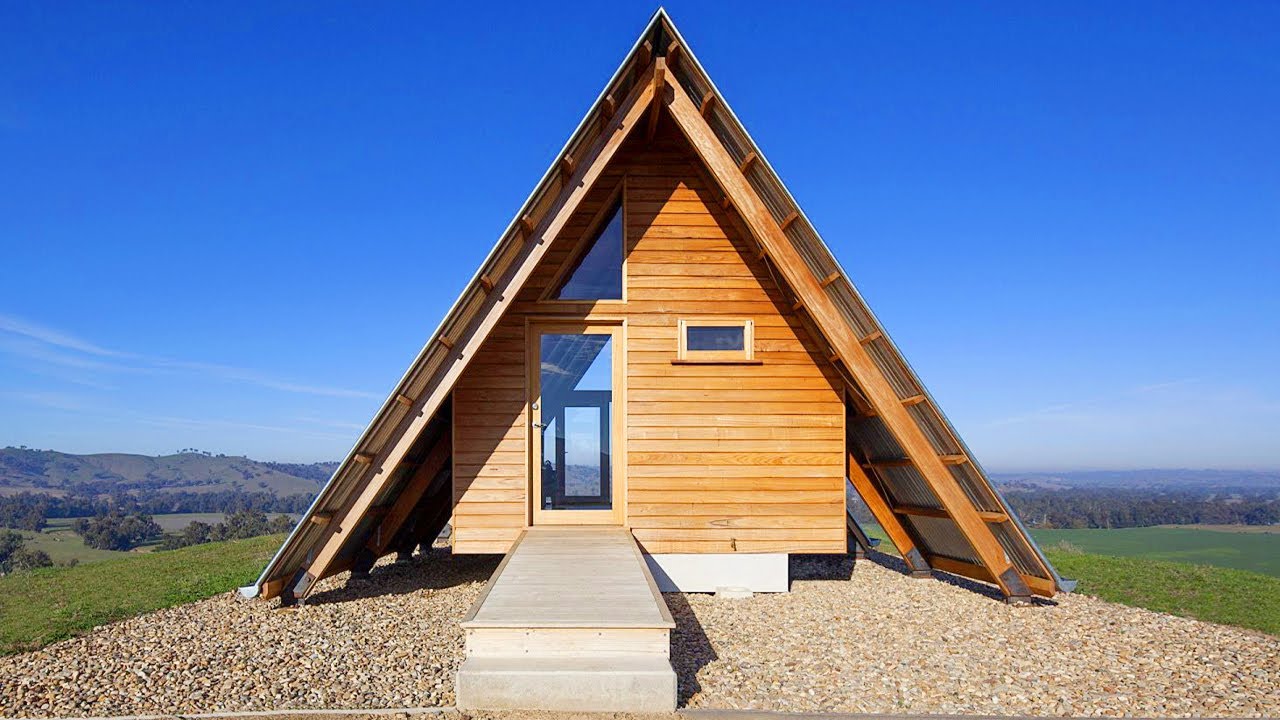 Amazing Beautiful The Jr’s Small A-frame Cabin House | Lovely Tiny ...