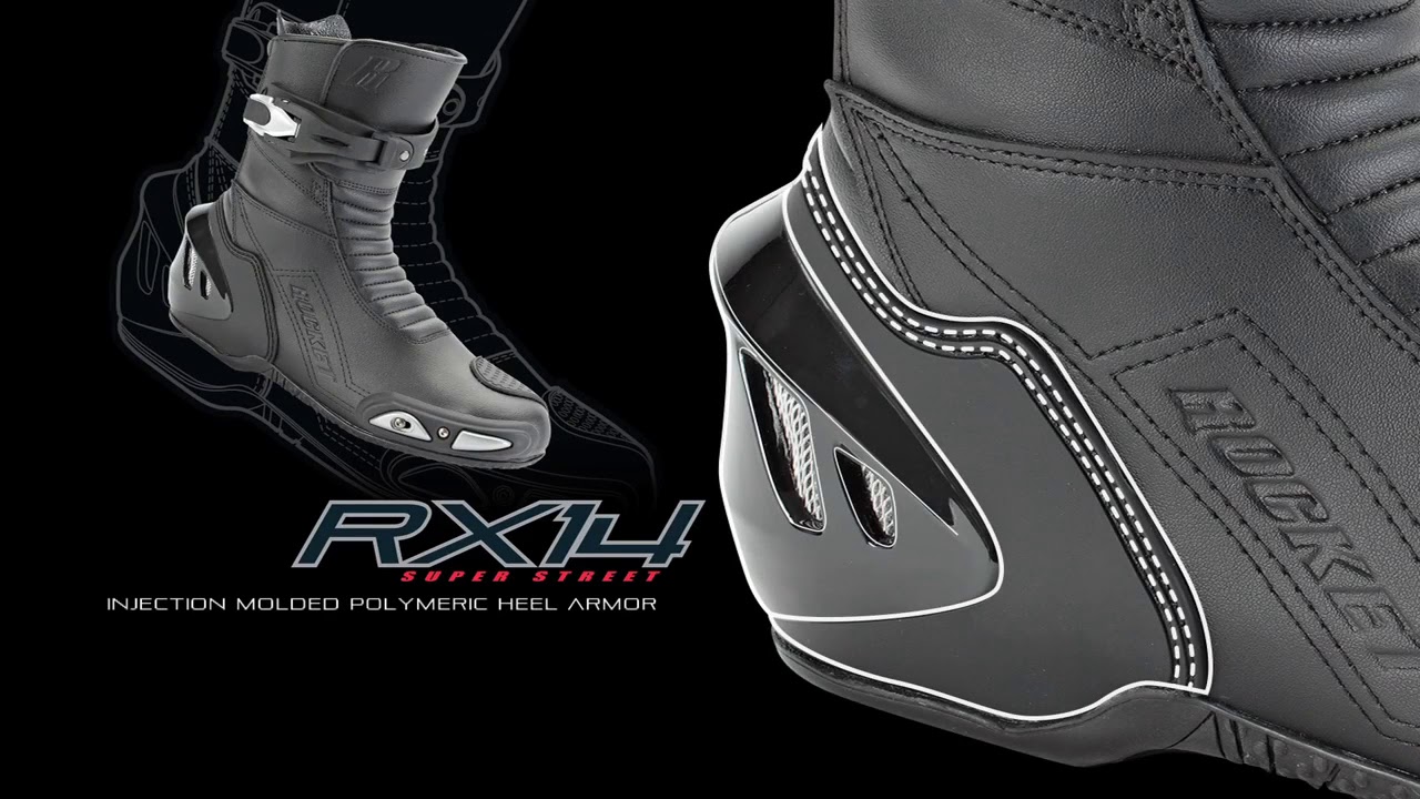Joe Rocket Super Street RX14 Boots - Motorcycler.com - YouTube