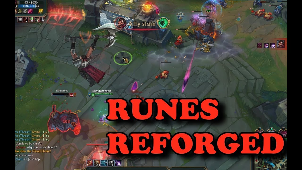 DARIUS VS ORN RUNES REFORGED- League of Legends Gameplay - YouTube
