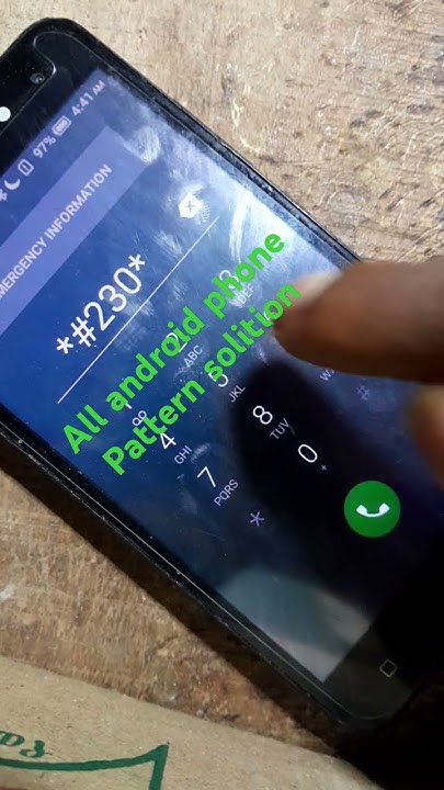 all android phone pattern soletion - YouTube