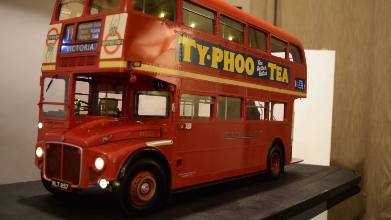 The Routemaster 1/12 scale by Hachette partworks. - YouTube