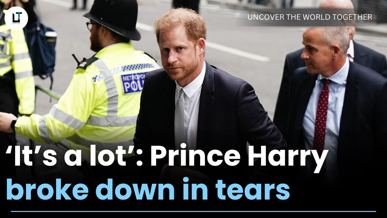 ‘It’s a lot’: The moment Prince Harry broke down in court during ...