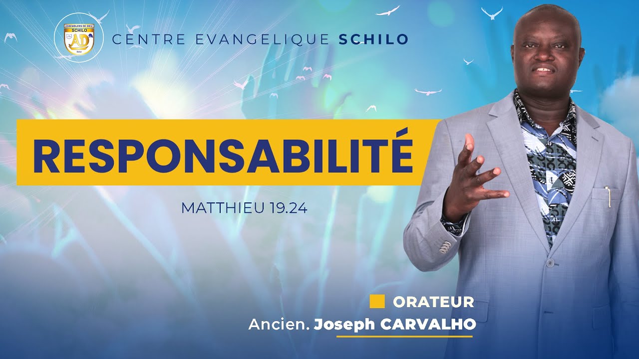 #Endirect - LA RESPONSABILITE | Anc. Joseph CARVALHO - YouTube