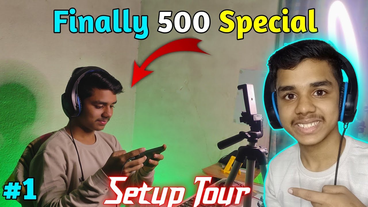 🔥500 Special Setup Tour Of A Middle Class Boy|| Gaming Setup Tour - YouTube