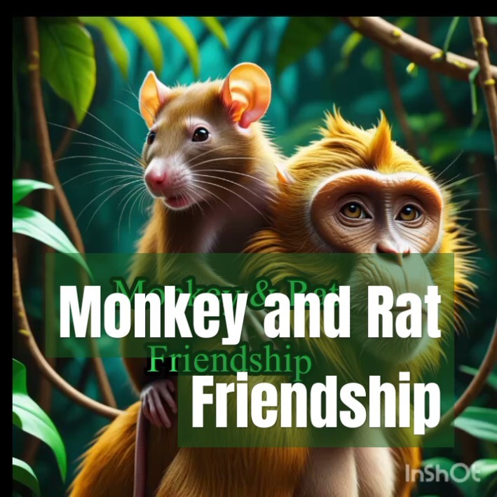 "🐵🐭 The Amazing Friendship Story of Monkey and Rat | A Fun & Moral Tale ...