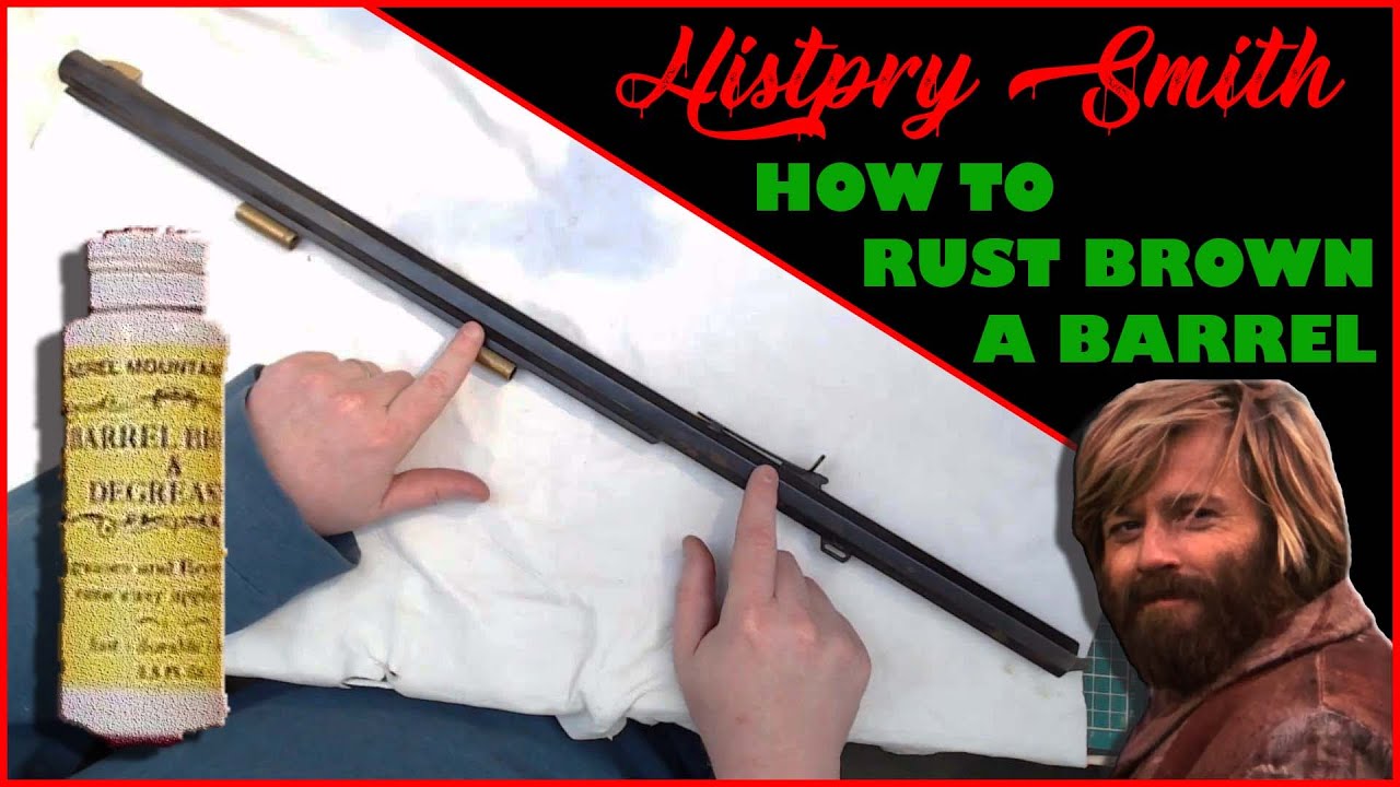 HOW TO RUST BROWN A GUN BARREL USING LAUREL MOUNTAIN FORGE CHEMICAL # ...