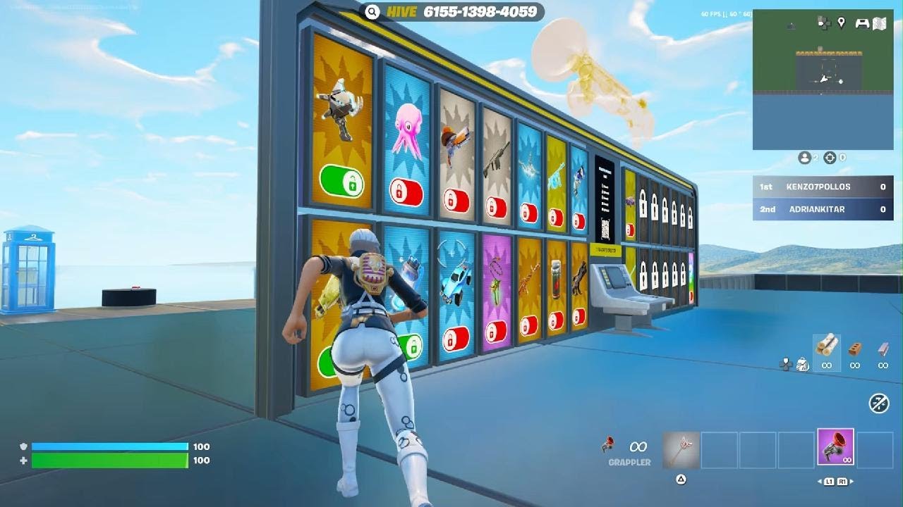 Fortnite_how to get nitro fists in 1v1 with every gun - YouTube