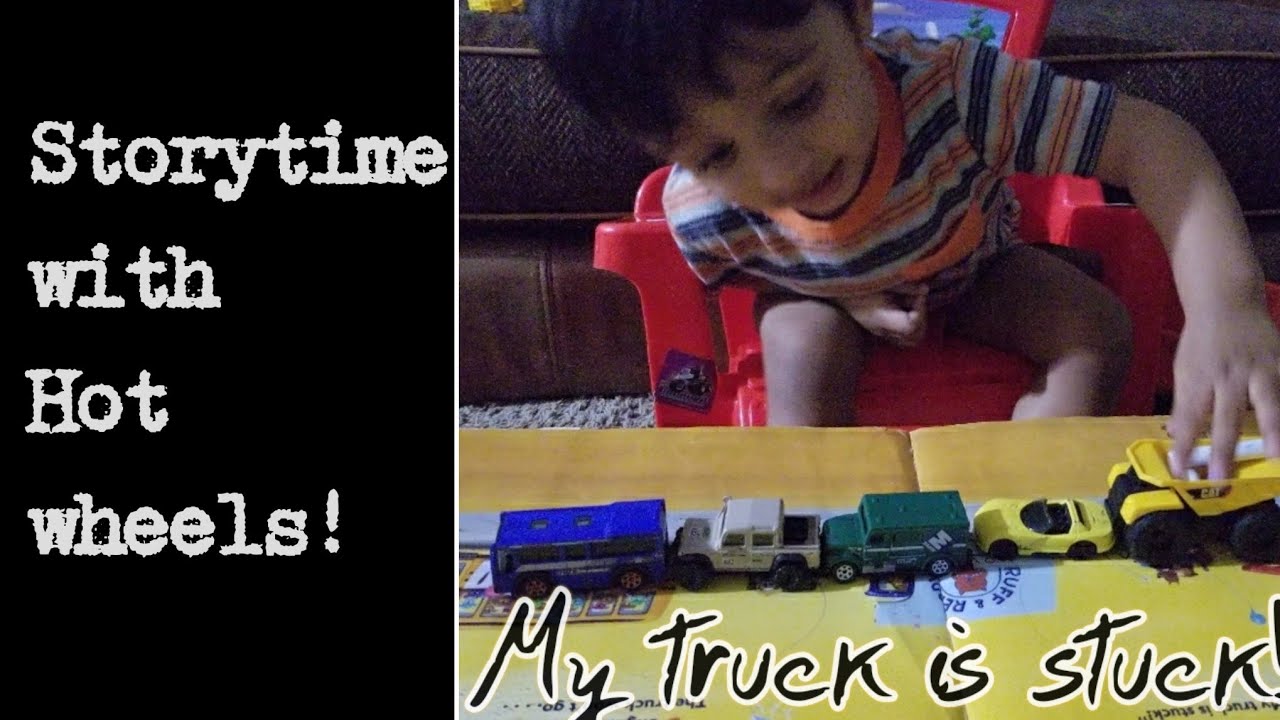 Storytime with Hot wheels | My truck is stuck | - YouTube