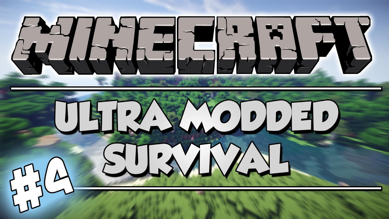 Ultra Modded Survival - Episode 4 - Zombie Why You There? - YouTube