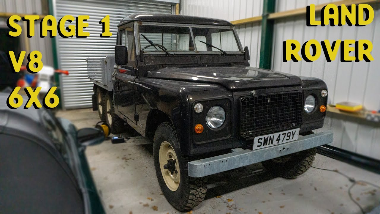Land Rover Series III Stage 1 V8 6x6 in the workshop - YouTube