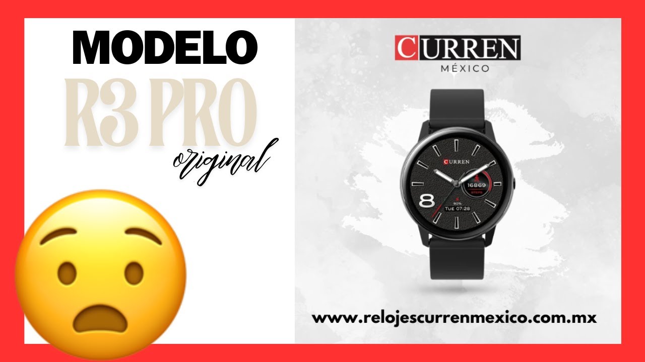 ¡Descubre el R3 Pro Curren Smartwatch! ⌚🚀 Tu Compañero Tecnológico ...