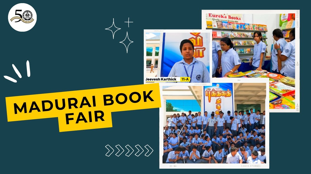 Madurai Book Fair 2024 | Guhan school students' fun day of book ...