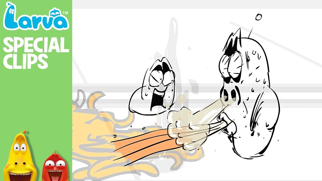 Exclusive - [Official] LARVA 2D Animatic Storyboard 7 - YouTube