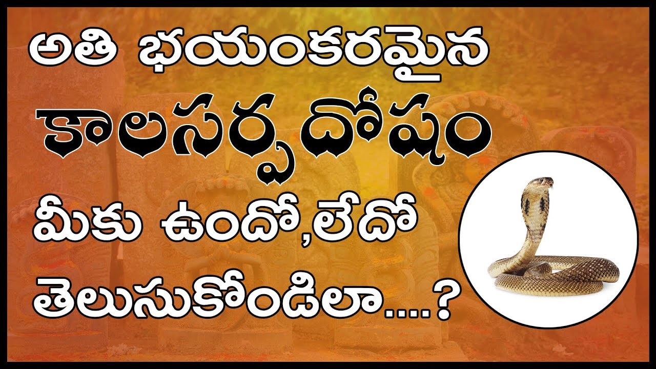 అతి భయంకరమైన కాలసర్ప దోషం మీకు ఉందో లేదో తెలుసుకోండి ఇలా...! ||Welgrow ...