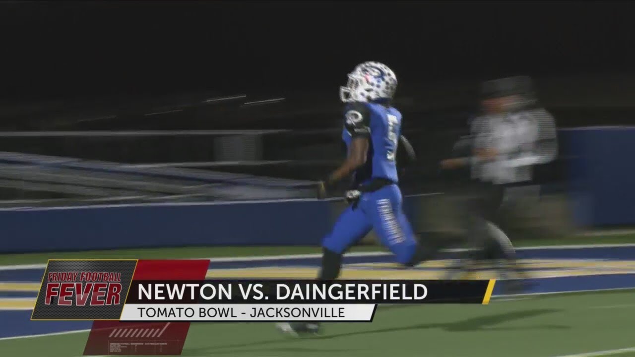 Daingerfield heads to state semis after win over Newton - YouTube