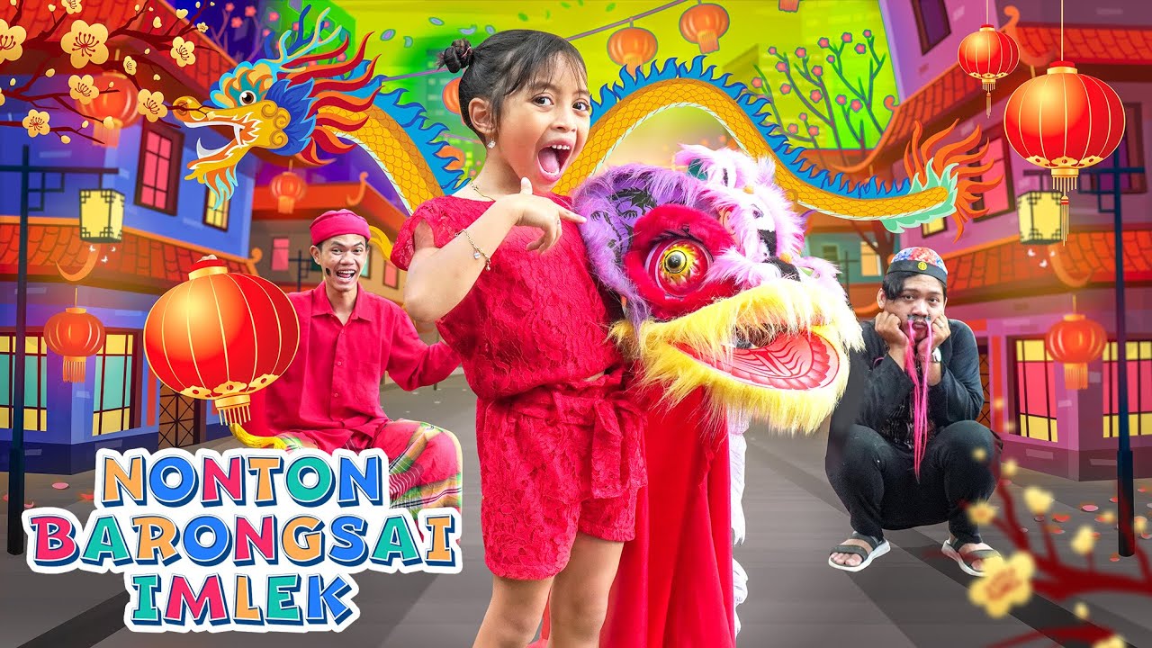 LEIKA JADI BARONGSAI ANAK ANAK IMLEK 😍 DRAMA PARODI LEIKA SURPRISE ...