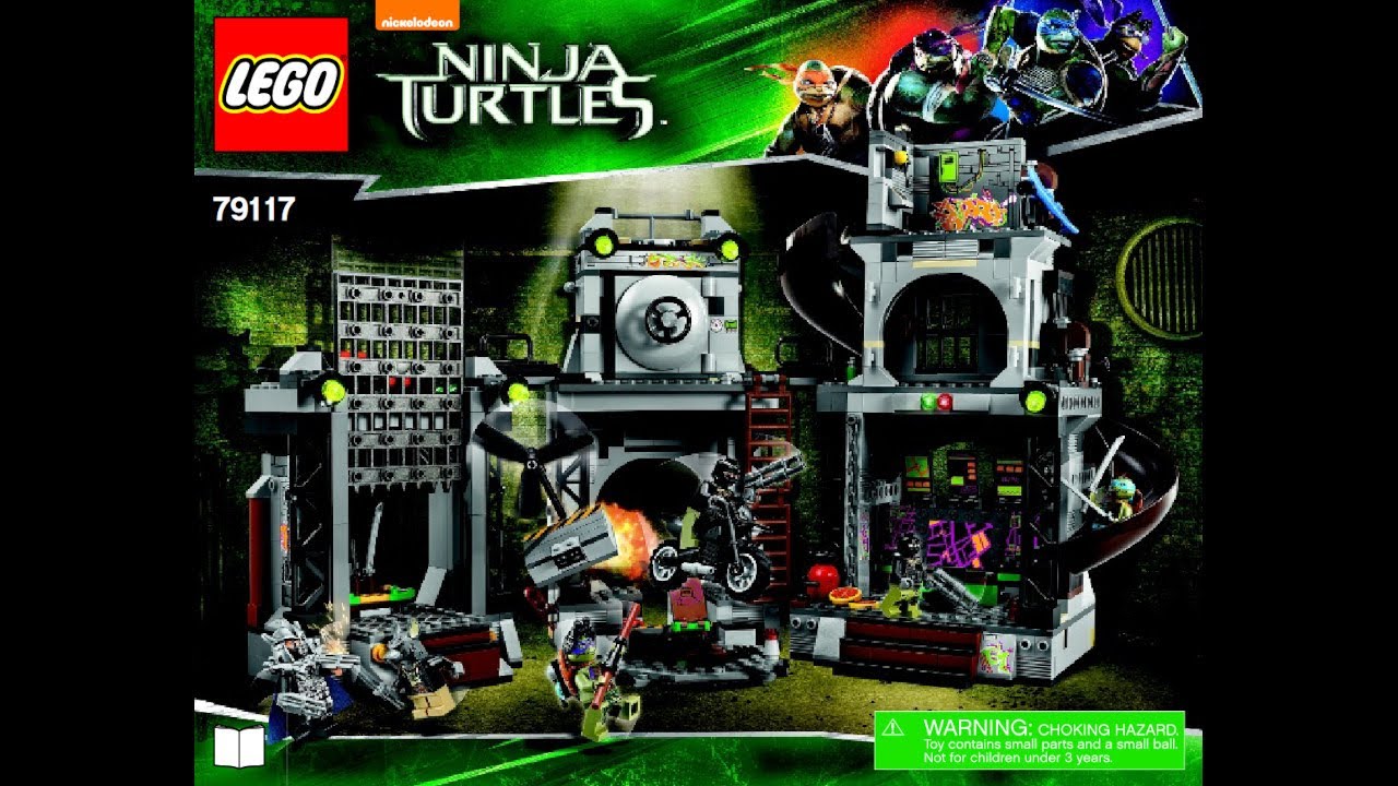 LEGO Instructions | Teenage Mutant Ninja Turtles | 79117 | Turtle Lair ...