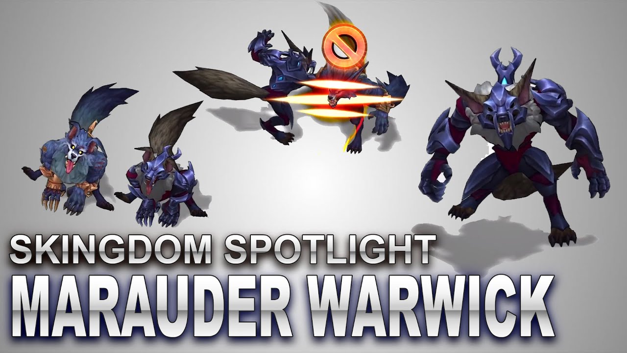 Marauder Warwick Skin Spotlight | SKingdom - League of Legends ...