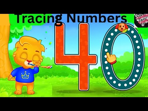 Trace Numbers 30 to 40 | COUNT TO 40 | Trace the Numbers for Kids ...