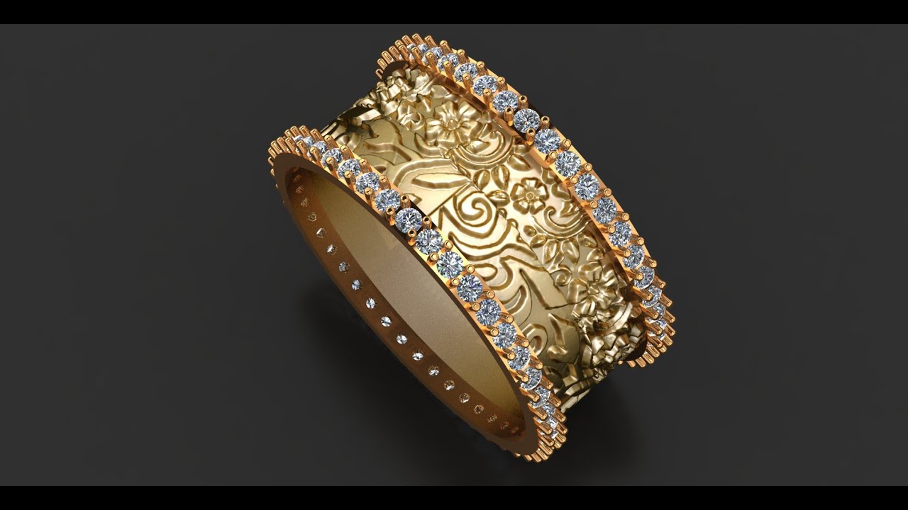 #gemvision9 how make 3d ring design in matrix 9 - YouTube