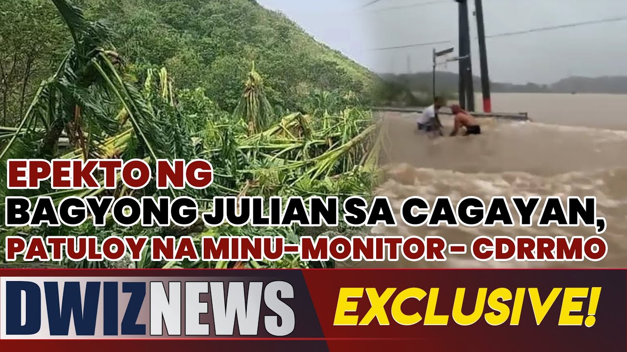 EPEKTO NG BAGYONG JULIAN SA CAGAYAN, PATULOY NA MINU-MONITOR - CDRRMO ...