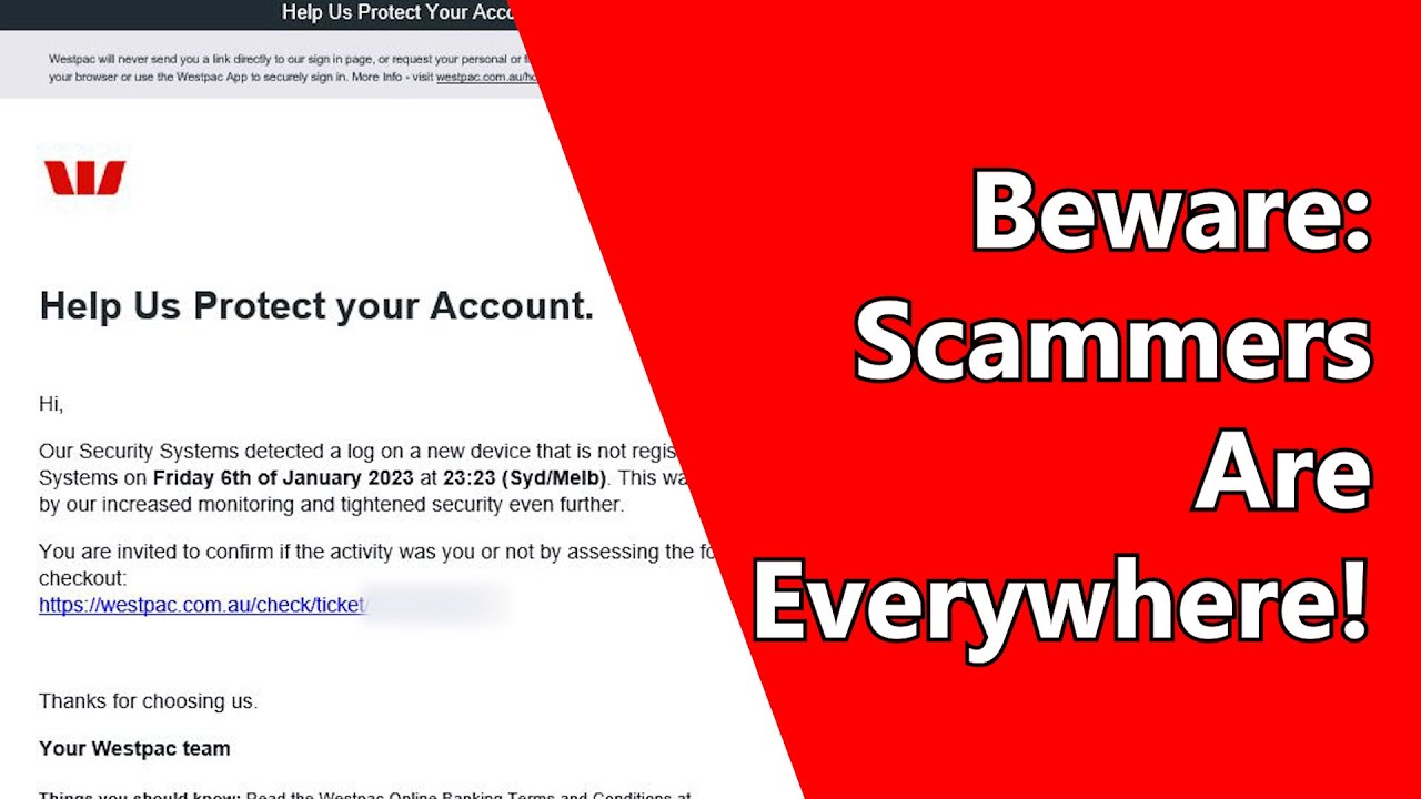 Beware: Scammers Are Everywhere! - YouTube