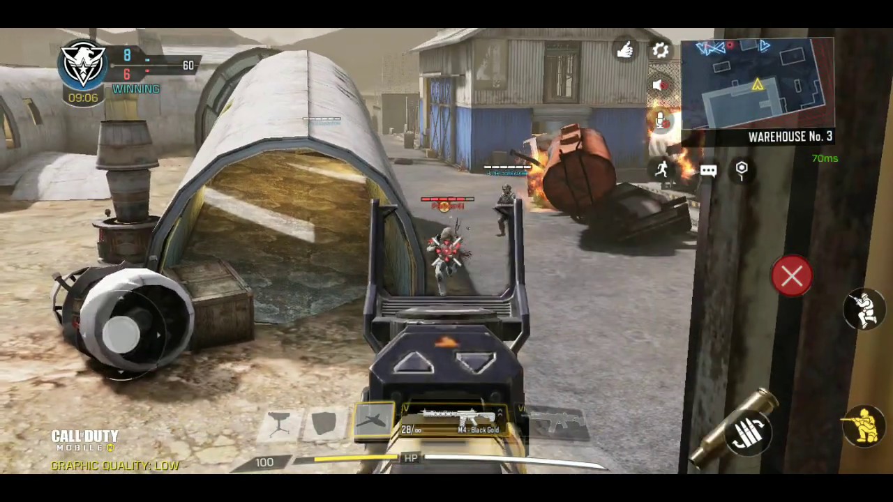 Gun Game : Team Fight / Scrapyard Map In Call of Duty Mobile Gameplay ...
