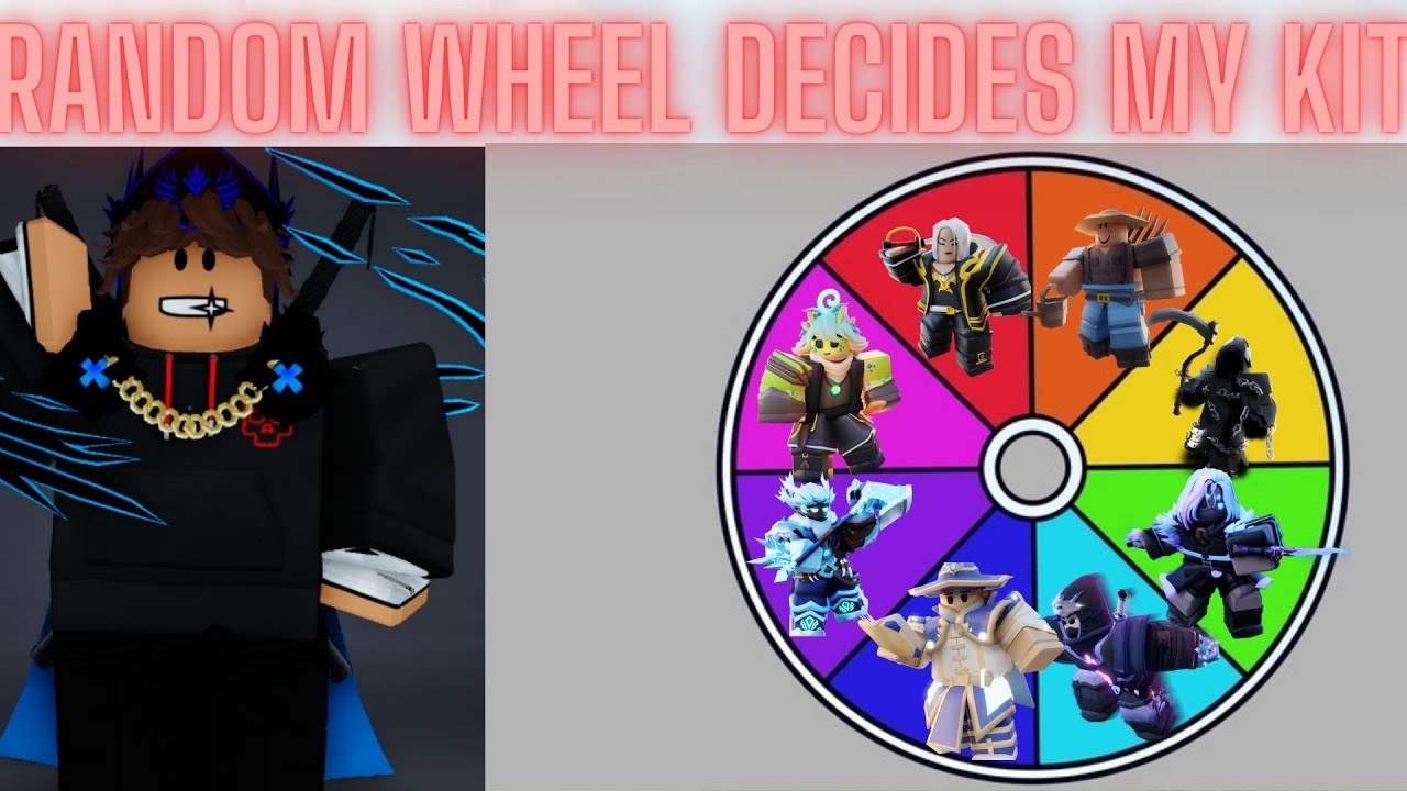 Roblox Bedwars, But A RANDOM WHEEL Decides My Kit! - YouTube