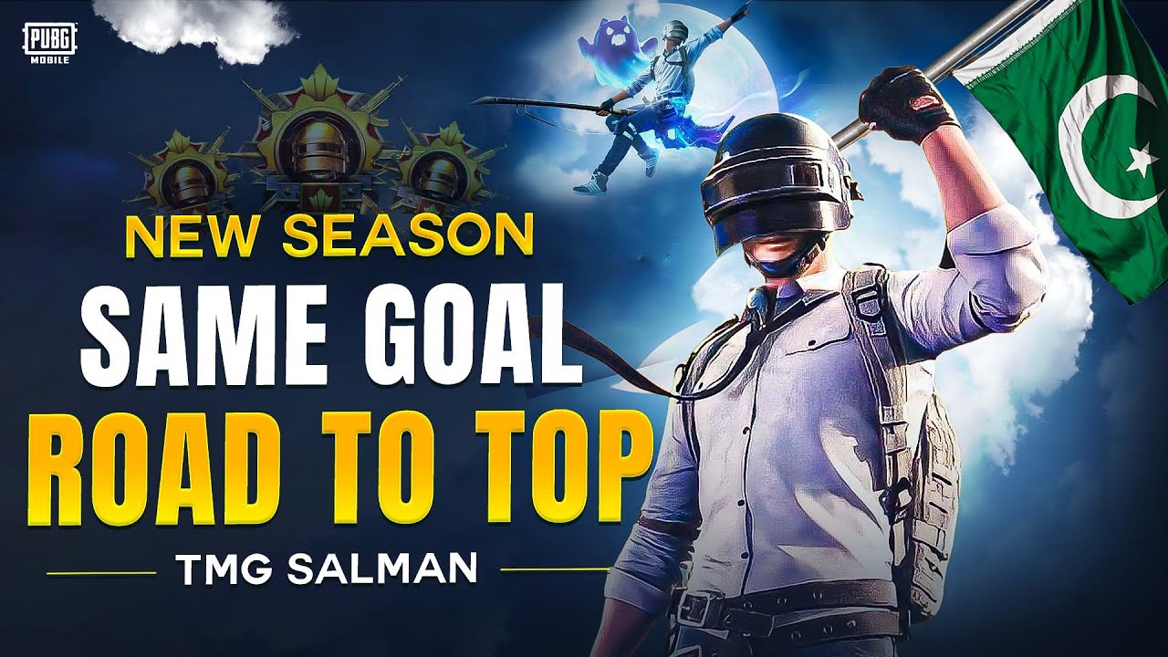 NEW SEASON SAME GOAL ROAD TO TOP🇵🇰| TMG SALMAN | PUBG LIVE STREAM - YouTube
