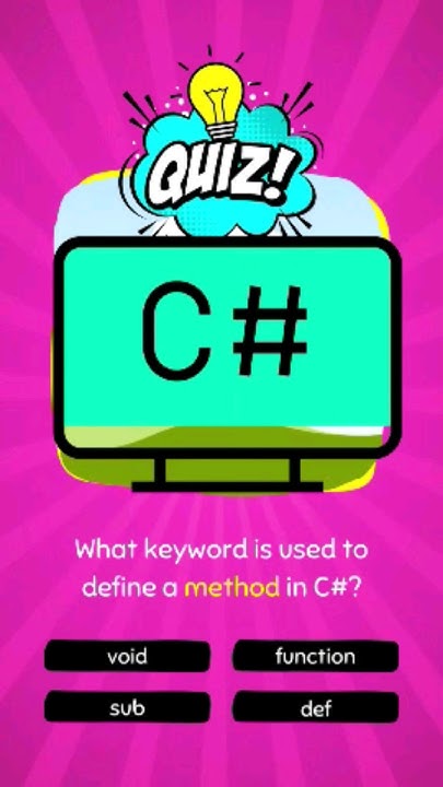 C# quiz #coding #programming #dotnetdeveloper - YouTube
