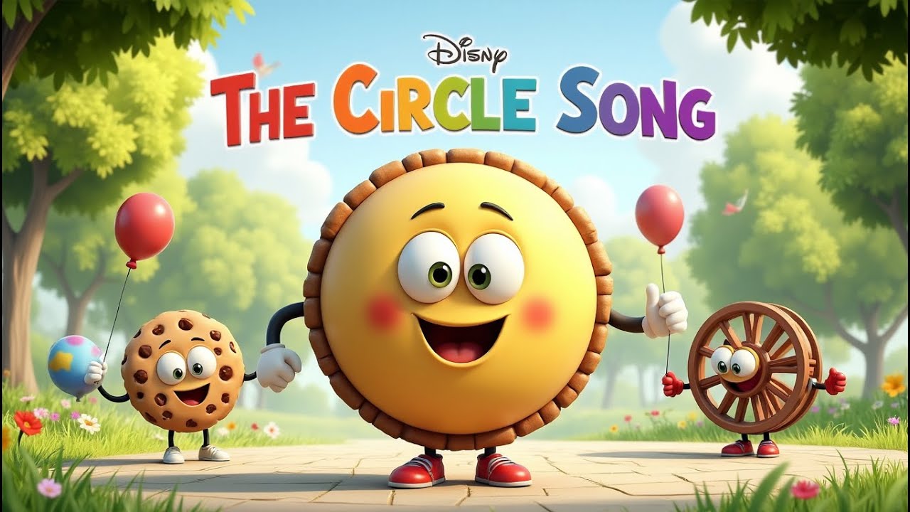 The Circle Shape Song | Fun Learn Circle Shape Song for Kids and ...