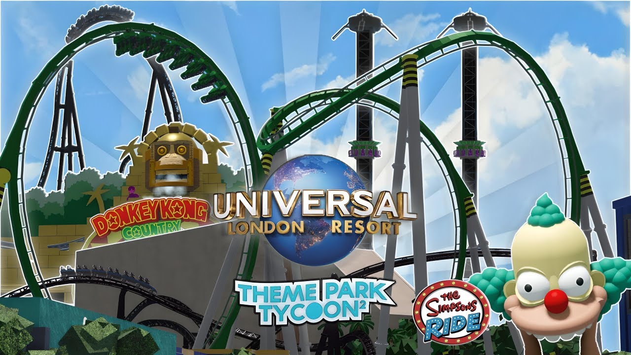 Universal Studios London Resort Trailer (Theme Park Tycoon 2) - YouTube