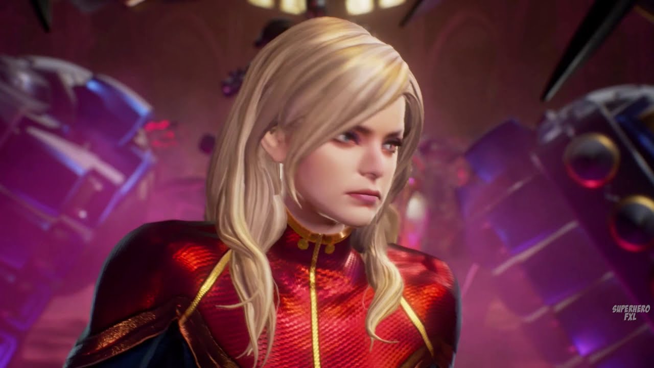 Captain Marvel - Avengers Video Game Alternate Ending | Superhero FXL ...