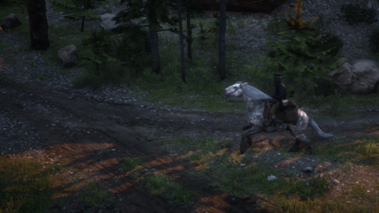 ASMR RDR2 Snowy Shores of Lake Isabella Crunching Ice & Freezing ...