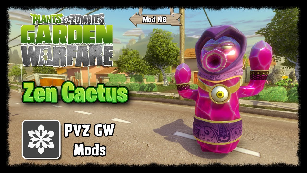 PVZ GW1 Mods - Zen Cactus / Cactus místico - YouTube