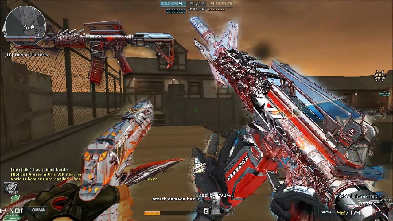 Crossfire NA ( Đột Kích ) 2.0 : M4A1 Predator Red Scorched - Hero Mode ...