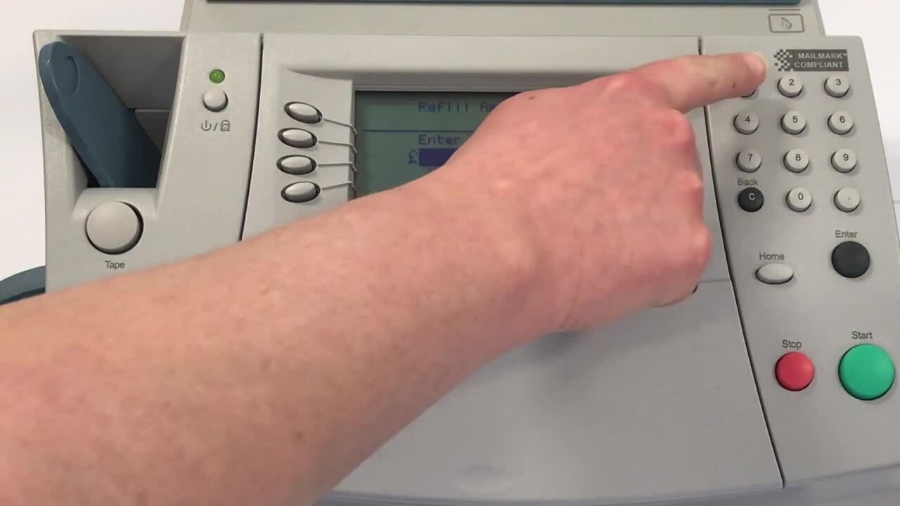 Adding postage on the DM300M, DM400M and DM475 - YouTube