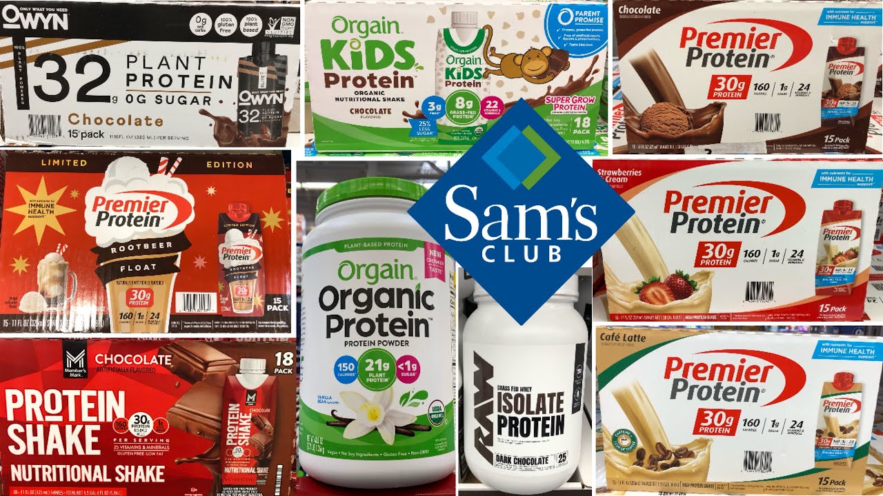 The BEST Protein Shakes & Protein Powders At Sam’s Club Dairy & Plant Based 2024 - YouTube