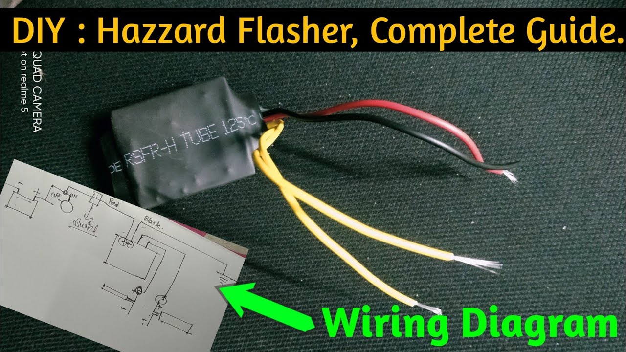 DIY : UNIVERSAL HAZARD FLASHER INSTALLATION AND WIRING DIAGRAM FOR ANY ...