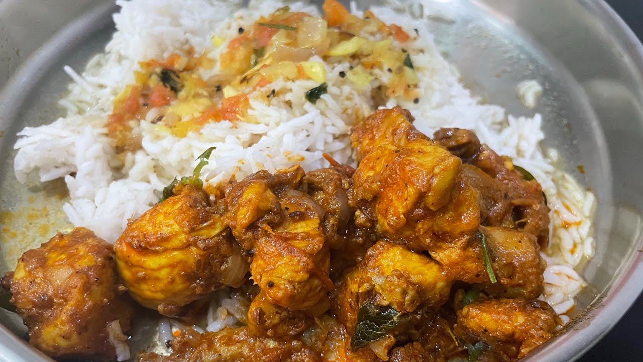 Another version of chicken varuval - YouTube